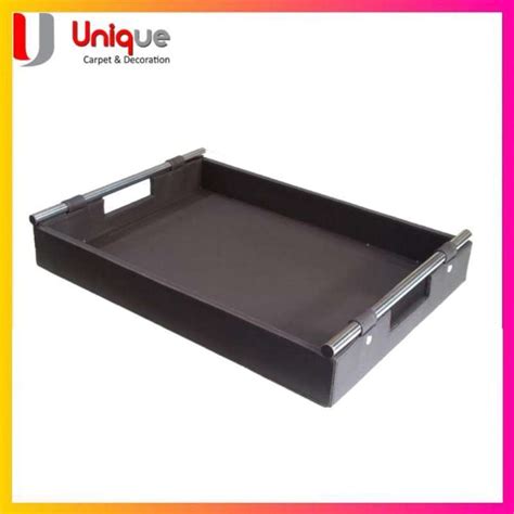 Jual Nampan Tray Kulit Coklat Lis Besi Minimalis Di Seller Taraje Cengkareng Barat Kota