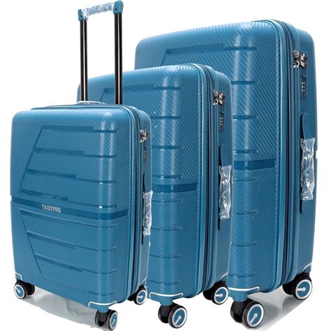 Ready Stock Wholesale Pp Suitcase Set Unbreakable Polypropylene Luggage