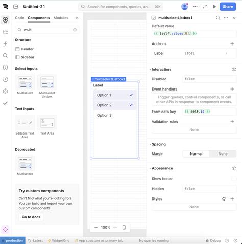 Autofill Height For Multiselect List Box 💬 App Building Retool Forum