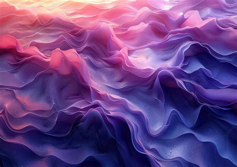 abstract waves of color in soft gradients creating a fluid and dynamic