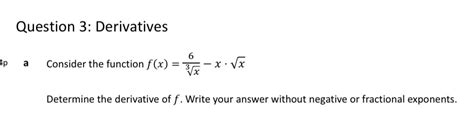Derivative Function Identification Raskmath