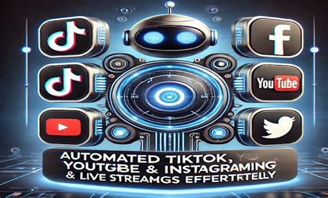 Create Automated Tiktok Bot Live Streaming Bot Youtube Bot Instagram