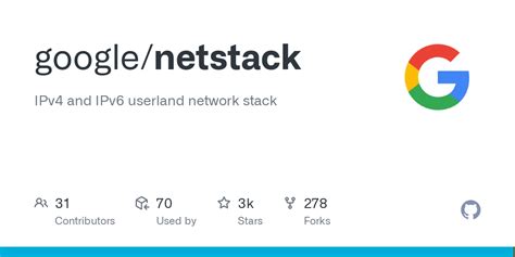 GitHub Google Netstack IPv And IPv Userland Network Stack