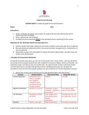 Student Prep Simulation Cellular Regulation Concept Docx Department Of Nursing STUDENT PREP