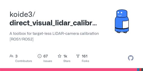 Github Koide3 Direct Visual Lidar Calibration