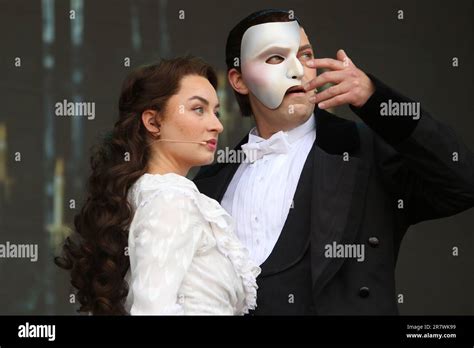The Cast Of Phantom Of The Opera Perform Live On Stage At West End Live