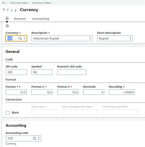 Question About A Currency With Extremely Large Values In Multi Currency Setup General
