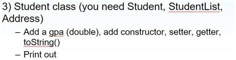 Solved Modify The Student Class Presented In This Chapter As