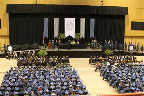 High School Graduation Ceremony Stage