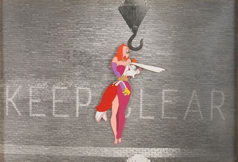 Roger And Jessica Rabbit Production Cel From Who Framed Roger Rabbit