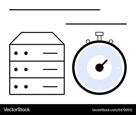 Efficient Data Storage And Processing Royalty Free Vector