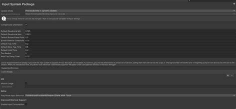 issue with new input system r unity3d