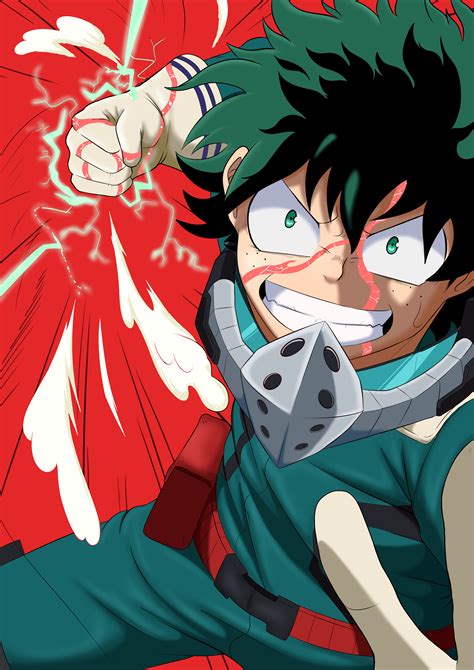 Deku Illustration By Zeromomenati On Newgrounds