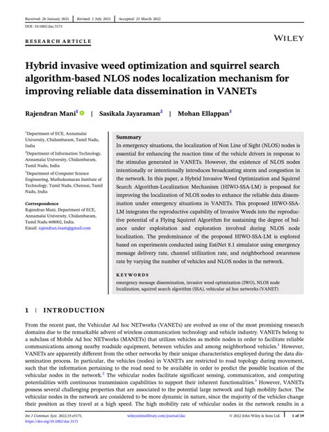 Hybrid Invasive Weed Optimization And Squirrel Search Algorithm Based Nlos Nodes Localization