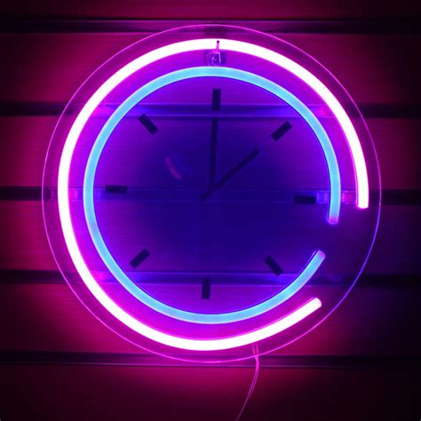 Neon Clock Love At Raquel Hernandez Blog