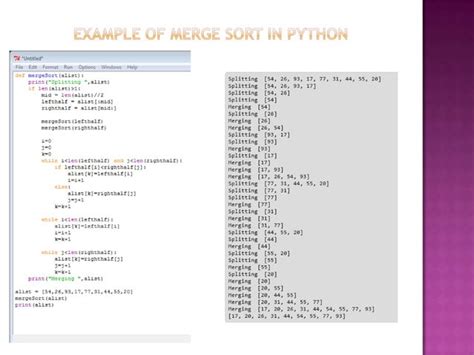 Merge Sorting V2 Ppt