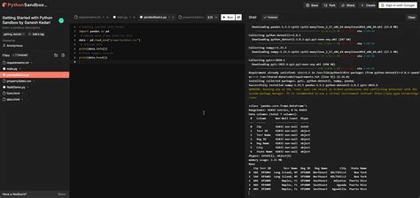 Getting Started With Pythonsandbox By Ganesh Kedari Medium