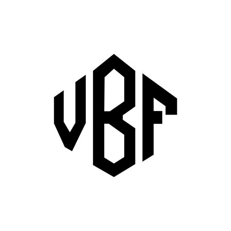 Vbf Letter Logo Design With Polygon Shape Vbf Polygon And Cube Shape