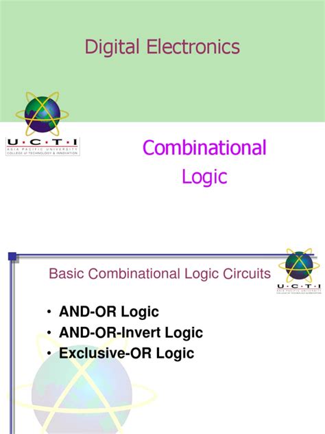 Digital Electronics Combinational Logic Pdf Logic Gate Electronic Circuits