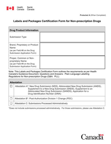 Health Canada Forms Pdf Templates Download Fill And Print For Free