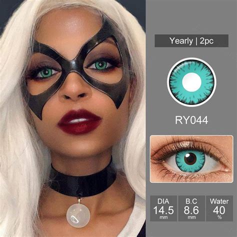 Red Glow In The Dark Contacts