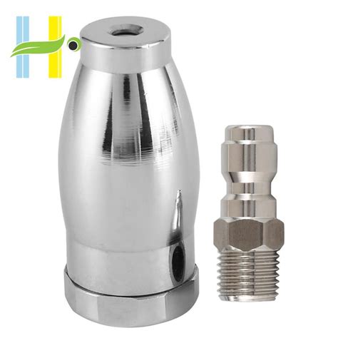 หัวฉีดสเปรย์เทอร์โบ สเตนเลส หมุนได้ เชื่อมต่อเร็ว 1 4 นิ้ว 3 0 Gpm 3600 Psi Shopee Thailand