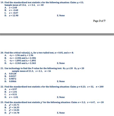 Solved Find The Standardized Test Statistic Z For The