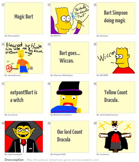 Magic Bart Drawception