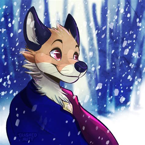 Anthro Arctic Fox Male
