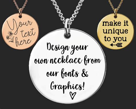 Custom Necklace Custom Necklaces For Women Design Your Own Necklace