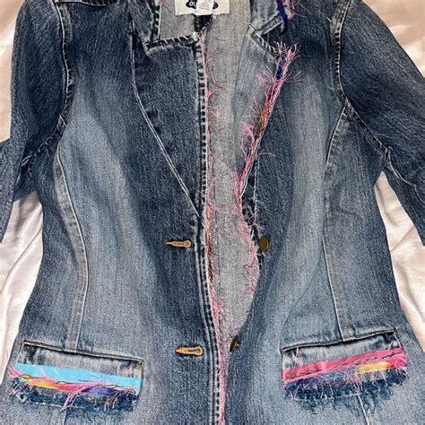 The Cutest Jean Jacket Very Much Clueless Vibes Depop
