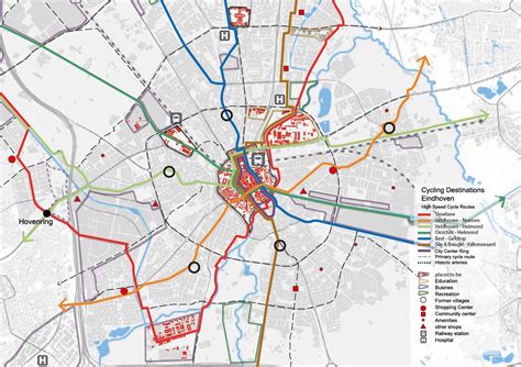Kaarten Van Eindhoven Gedetailleerde Gedrukte Plattegronden Van
