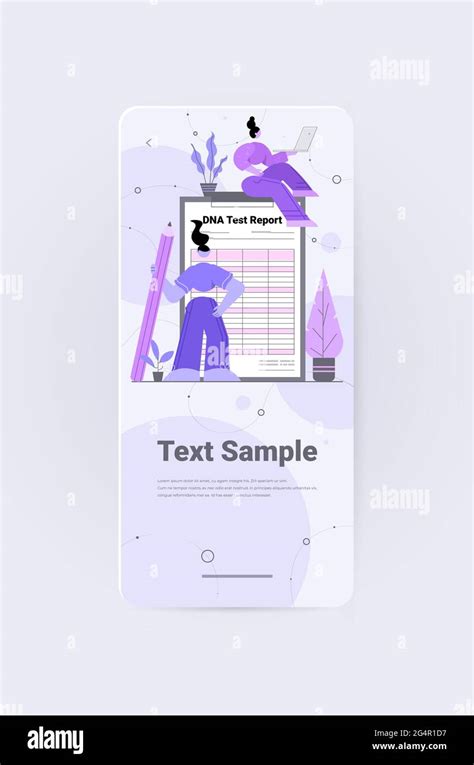 Dna Test Report Researchers Making Experiment In Lab Dna Testing