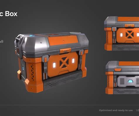 Artstation Futuristic Box Game Assets