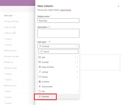 add power fx formulas to dataverse with new preview