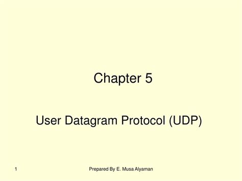 PPT User Datagram Protocol UDP PowerPoint Presentation Free Download ID 5568891