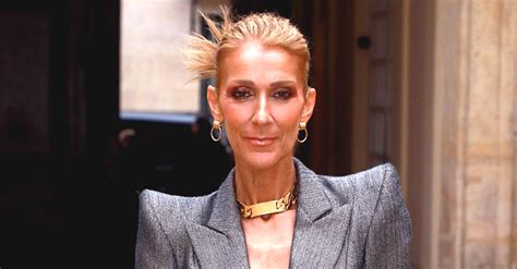 Céline Dion Strikes A Dramatic Pose In A Fluffy Yellow Dress Photo