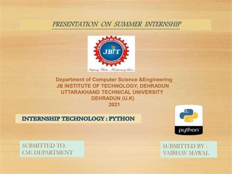 Python Presentation Ppt