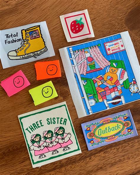 코스모스 테일 빈티지 면라벨 직조라벨 위시버킷