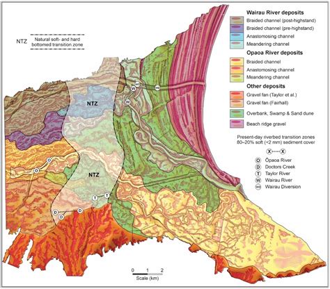 Natural Streambed Substrate On The Wairau Plain Marlborough District