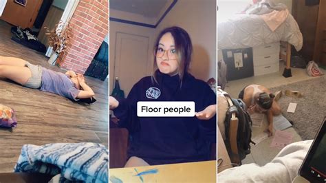 Girl Lying On Floor Meme