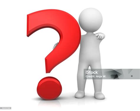 흰색 절연 응답 스틱 남자 그림을 가리키는 서명 물음표 3d 빨간 심문 문장 부호 요구 물음표에 대한 스톡 사진 및 기타 이미지 물음표 스틱피겨 3차원 형태 Istock