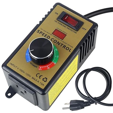Ac Motor Speed Controller 100v 120v 15a Max Electric Fan Speed