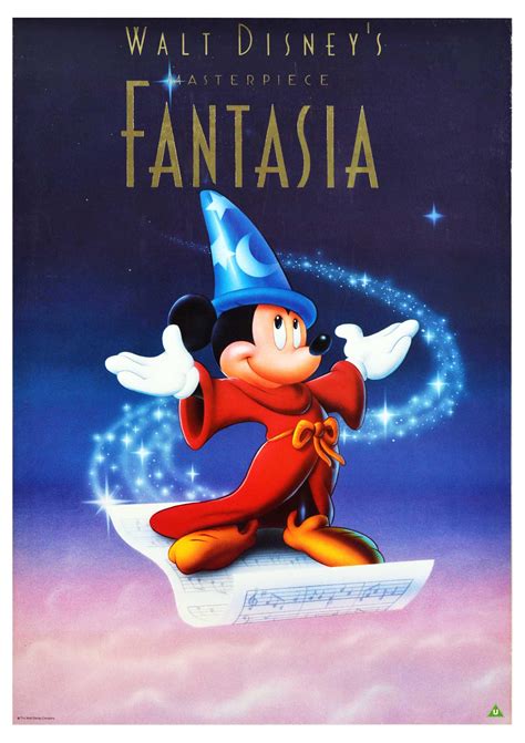 At Auction Movie Poster Fantasia Mickey Mouse Walt Disney