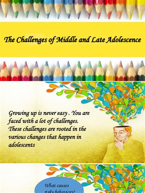 The Challenges Of Middle And Late Adolescence Pdf Adolescence