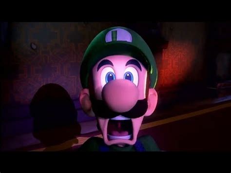 Hilarious Luigi Scream From Luigis Mansion 3 Youtube