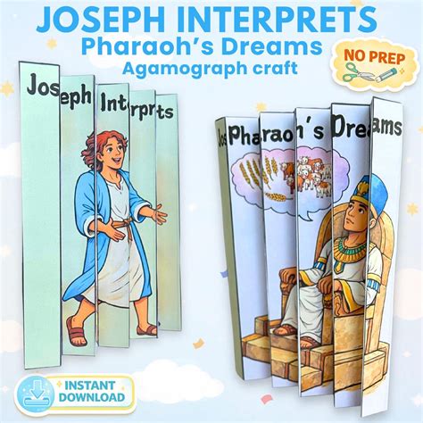 Joseph Interprets Pharaohs Dreams Craft Genesis 41 Bible Agamograph
