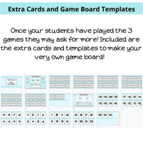 Digital Integer Card Game Comparing Values Partnerwhole Class Activity