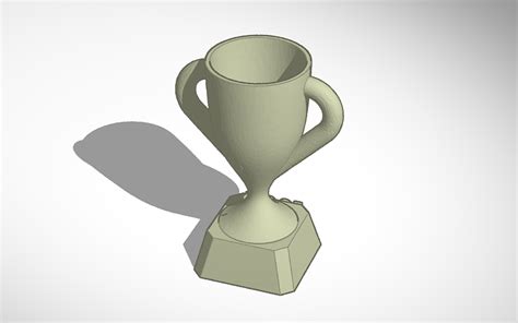 3d Design Trophy Tinkercad