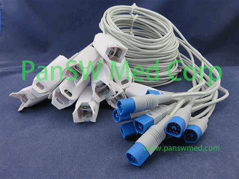 Hp Philips M1196a Adult Finger Clip Spo2 Sensor 8 Pins